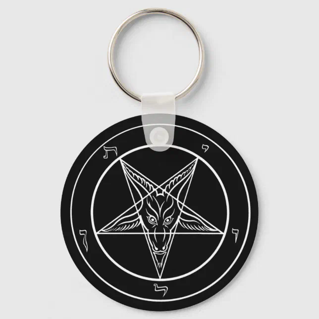 Baphomet Key Chain | Zazzle
