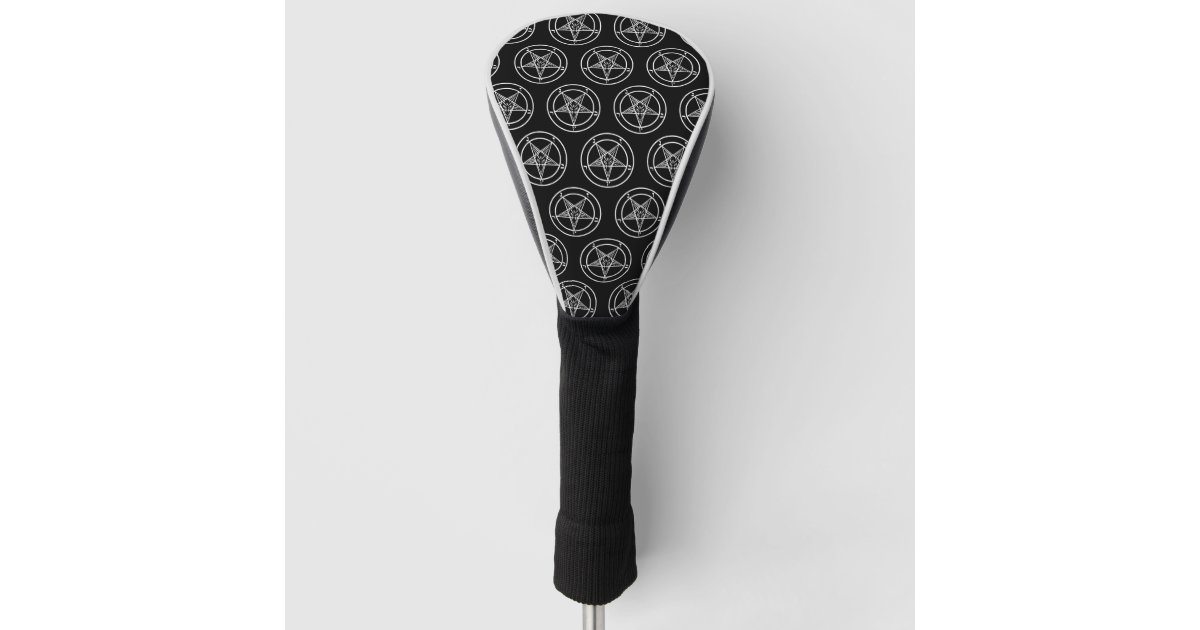 Baphomet Pentagram Satanic Golf Head Cover | Zazzle