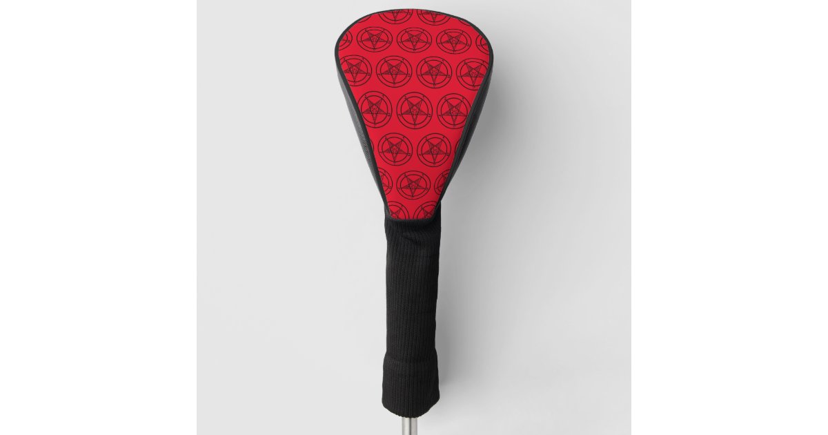 Baphomet Pentagram Satanic Golf Head Cover | Zazzle
