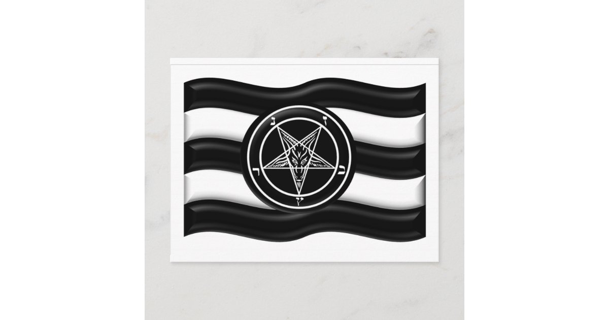 Baphomet Pride Flag Postcard | Zazzle