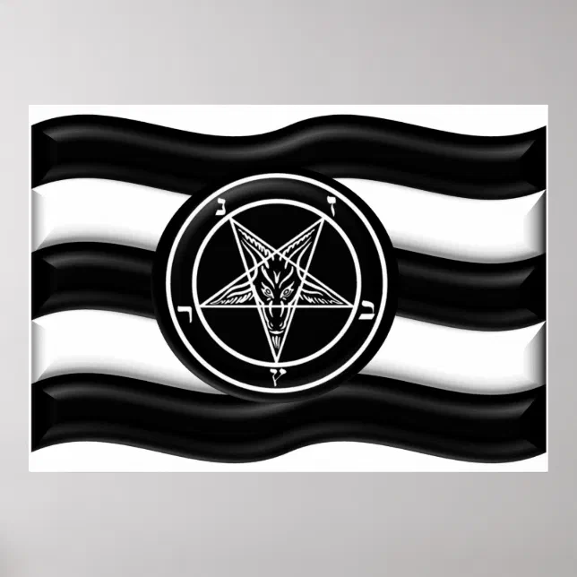 Baphomet Pride Flag Poster | Zazzle