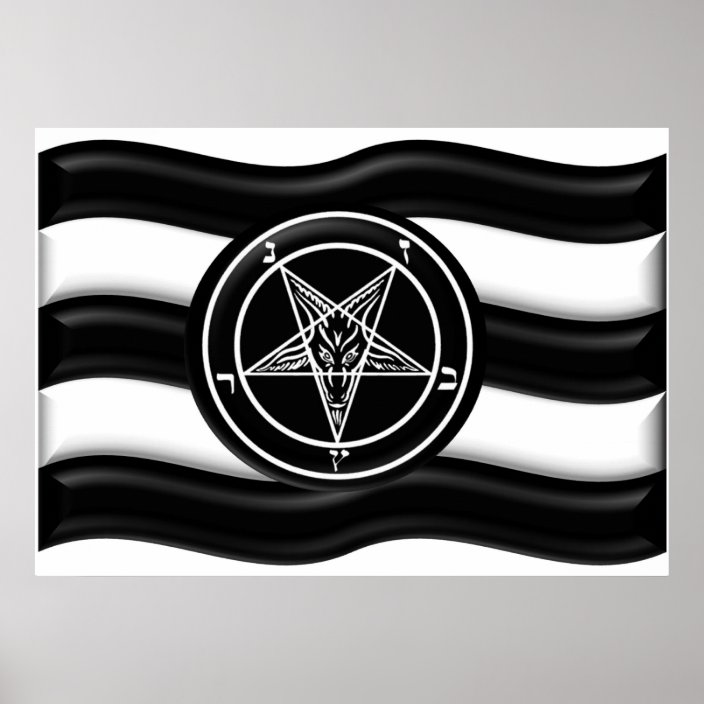 Baphomet Pride Flag Poster | Zazzle.com