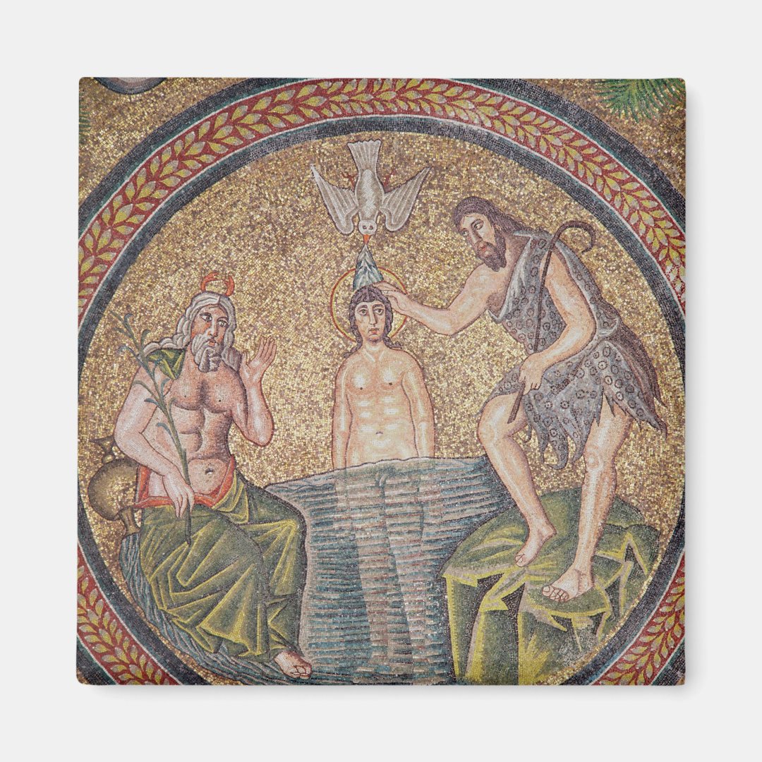 Baptism of Christ by John the Baptist Magnet | Zazzle