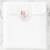 Baptism or Christening baby Classic Round Sticker | Zazzle