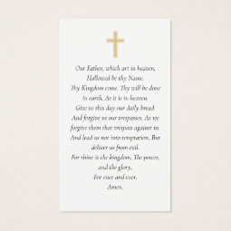 Baptism Photo Keepsake Prayer Card | Zazzle