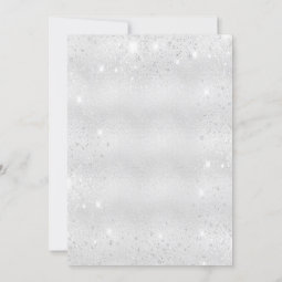 Baptism silver blue boy sparkles script invitation | Zazzle