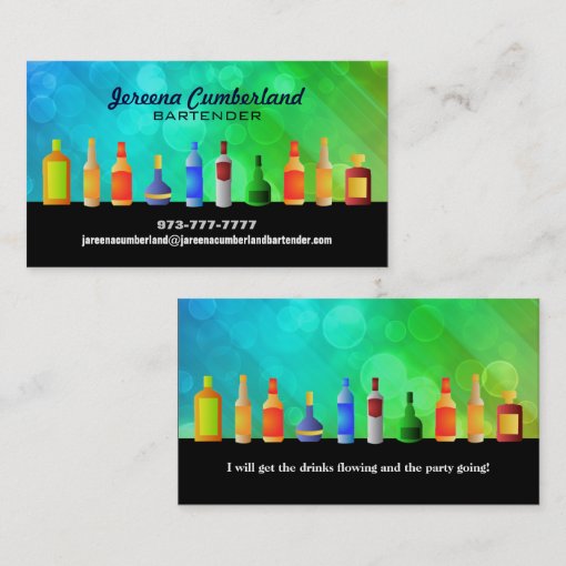 Bar Business Cards | Zazzle