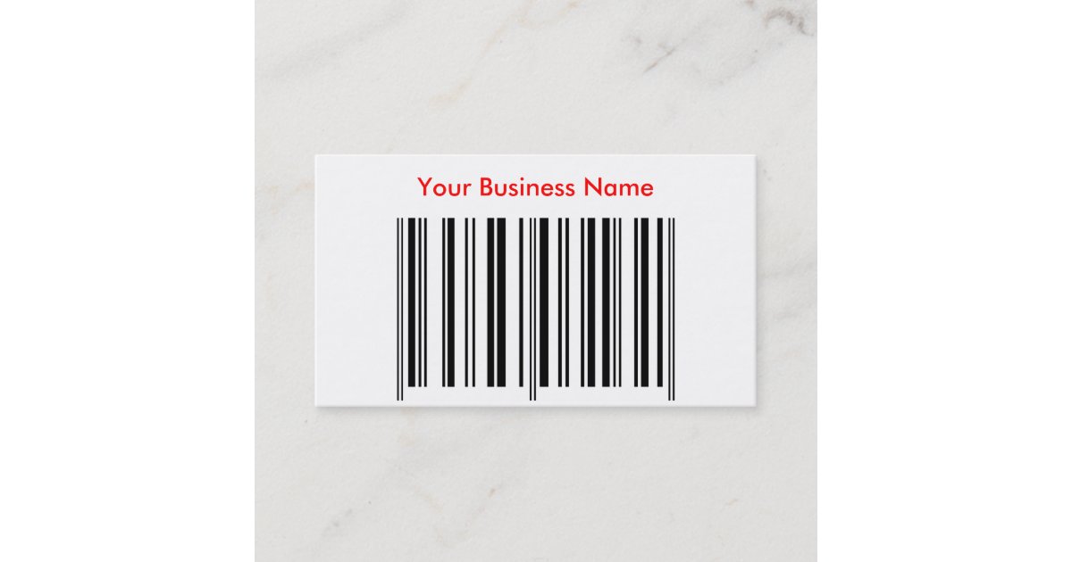 'Bar Code' Profile Card | Zazzle