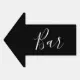 Bar Directional Black White Elegant Modern Sign | Zazzle