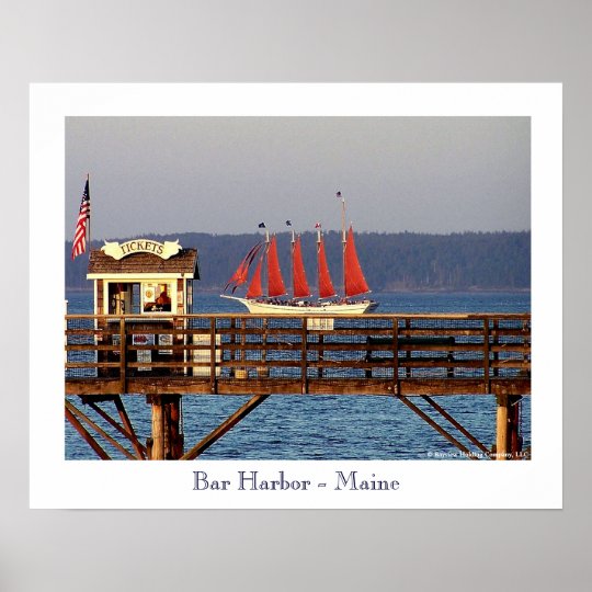 Bar Harbor - Maine Poster | Zazzle.com