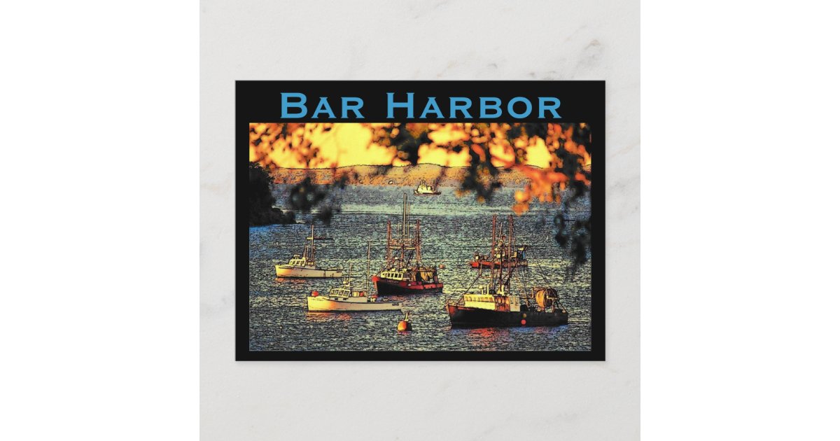 Bar Harbor Postcard | Zazzle