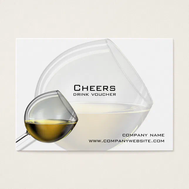 Bar, Restaurant or Winery Drink Vouchers | Zazzle