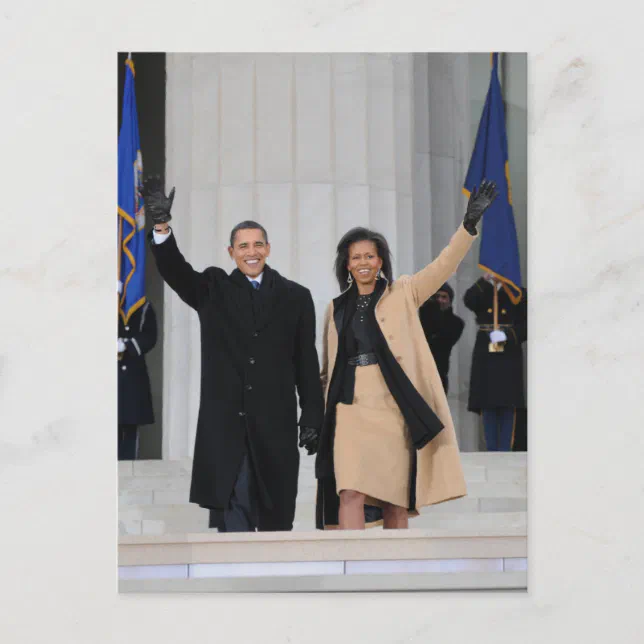 Barack & Michele Obama Postcard | Zazzle