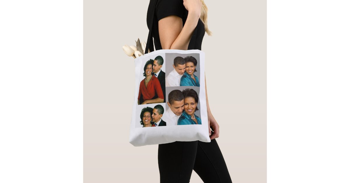 BARACK & MICHELLE OBAMA TOTE BAG | Zazzle