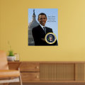 Barack Obama 44 Pres Portrait & Official Pres Seal Poster | Zazzle