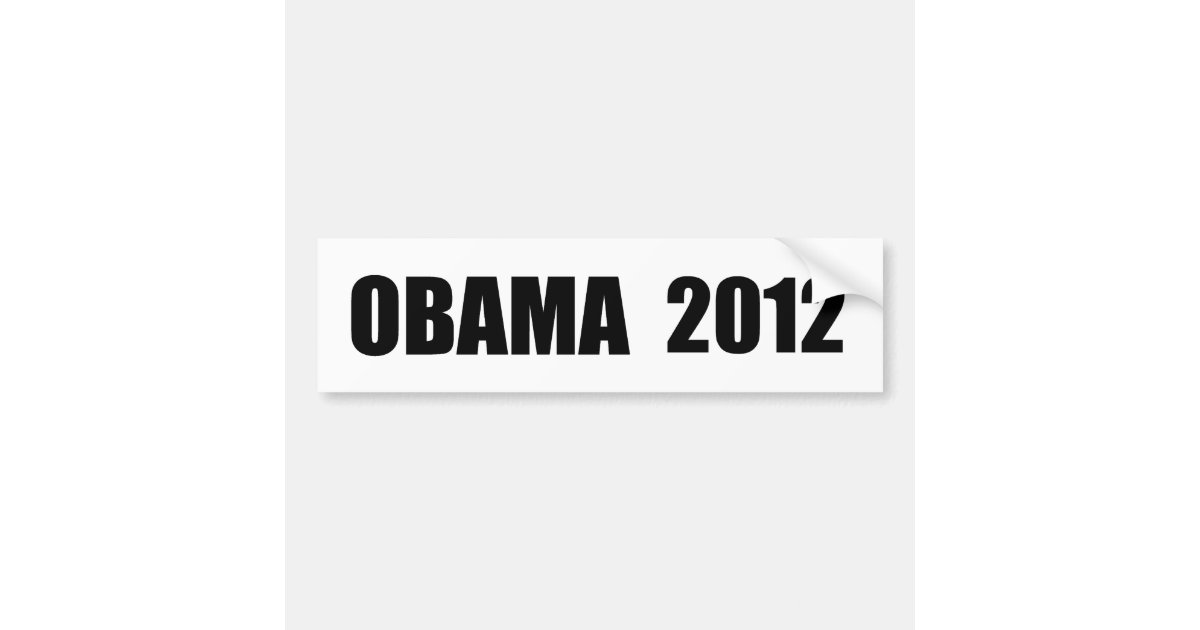 BARACK OBAMA BUMPER STICKER | Zazzle