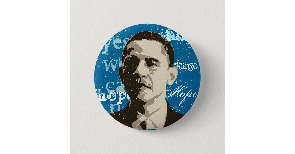 Barack Obama Campaign Button | Zazzle