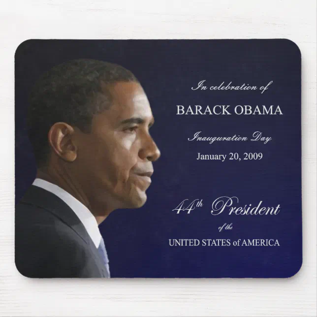 Barack Obama Collector's Edition Mousepad | Zazzle