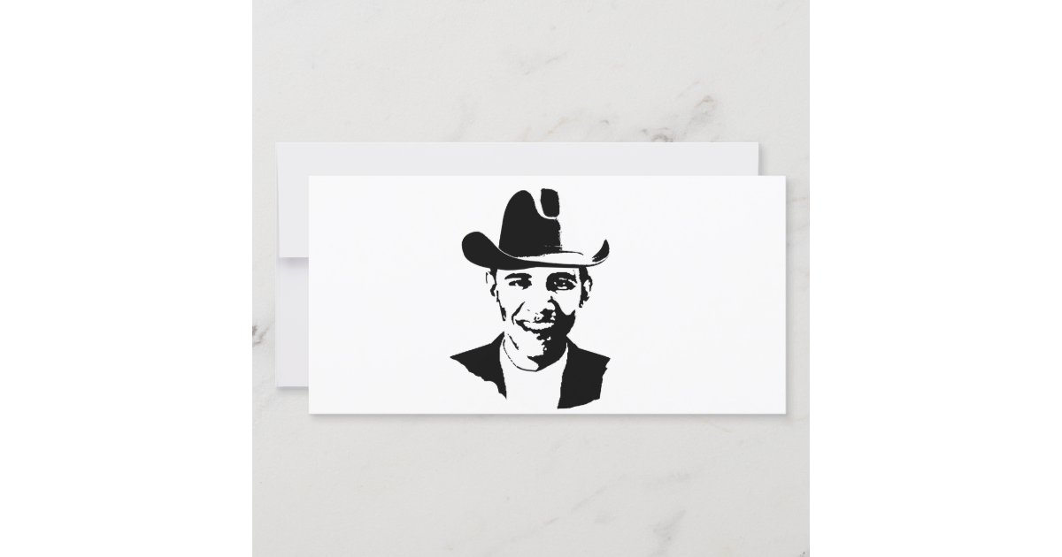 Barack Obama cowboy hat | Zazzle