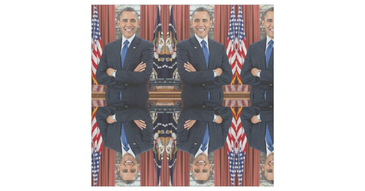 Barack Obama Fabric | Zazzle