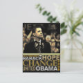 Barack Obama Hope Postcard | Zazzle