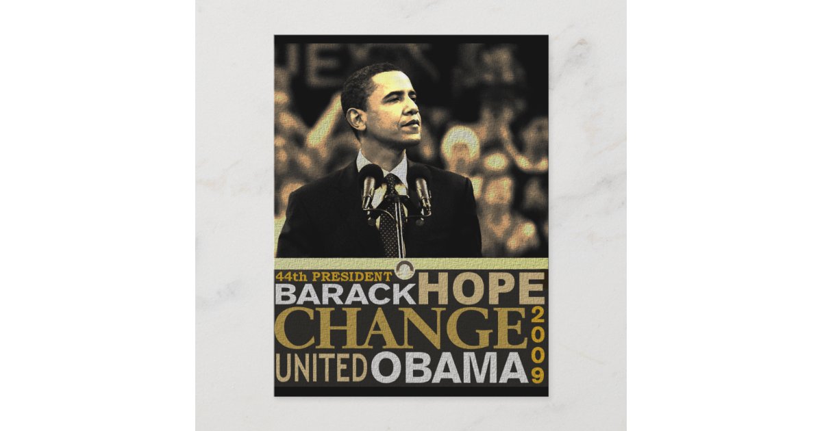 Barack Obama Hope Postcard | Zazzle