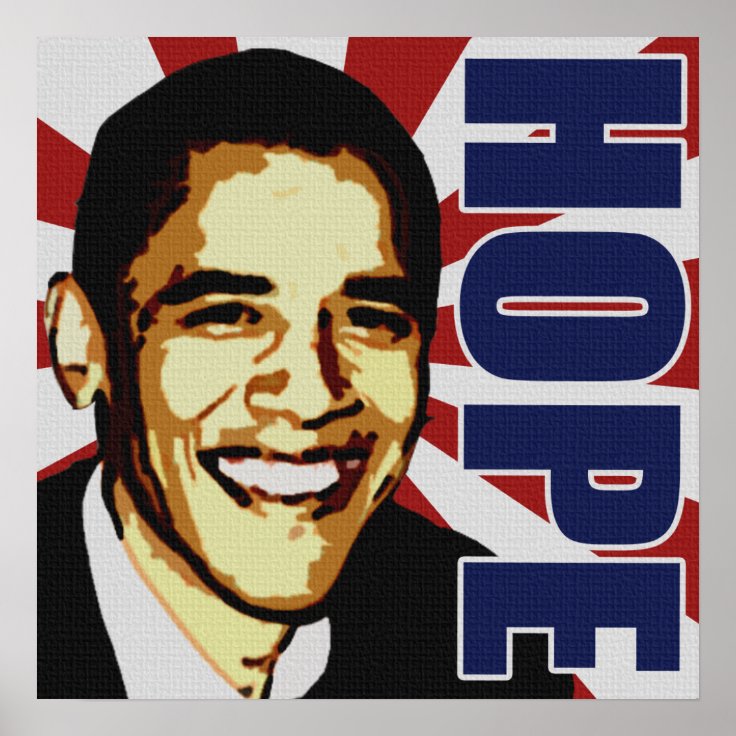 Barack Obama Hope Poster | Zazzle