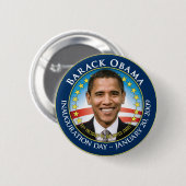 Barack Obama Inaugural Button | Zazzle