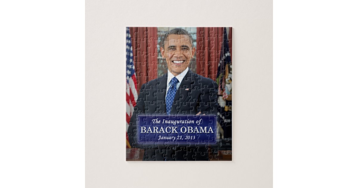 Barack Obama Inauguration 2013 Jigsaw Puzzle | Zazzle