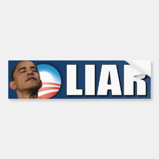 Barack Obama Liar Stickers | Zazzle