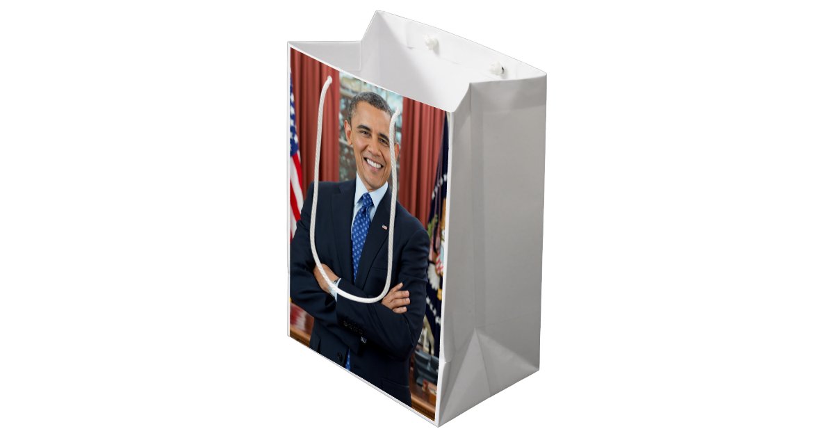 Barack Obama Medium Gift Bag | Zazzle