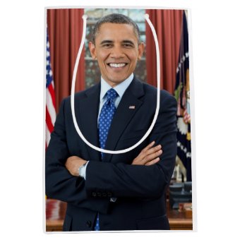 Barack Obama Medium Gift Bag | Zazzle