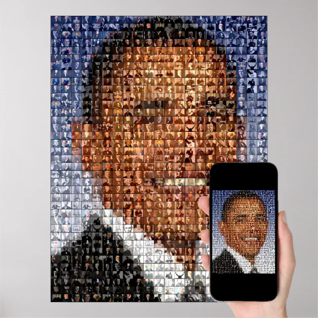 BARACK OBAMA montage Poster | Zazzle
