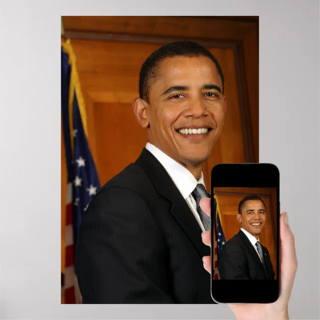 Barack Obama Official Portrait Poster | Zazzle