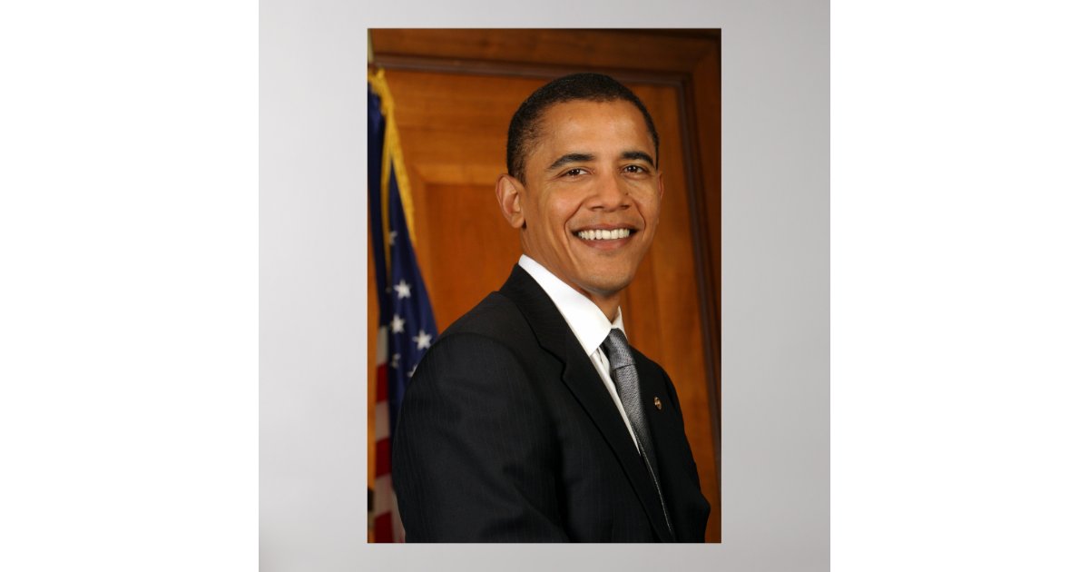 Barack Obama Official Portrait Poster | Zazzle