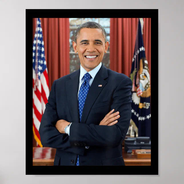Barack Obama Photo 44th President Potus Patriotic Poster | Zazzle