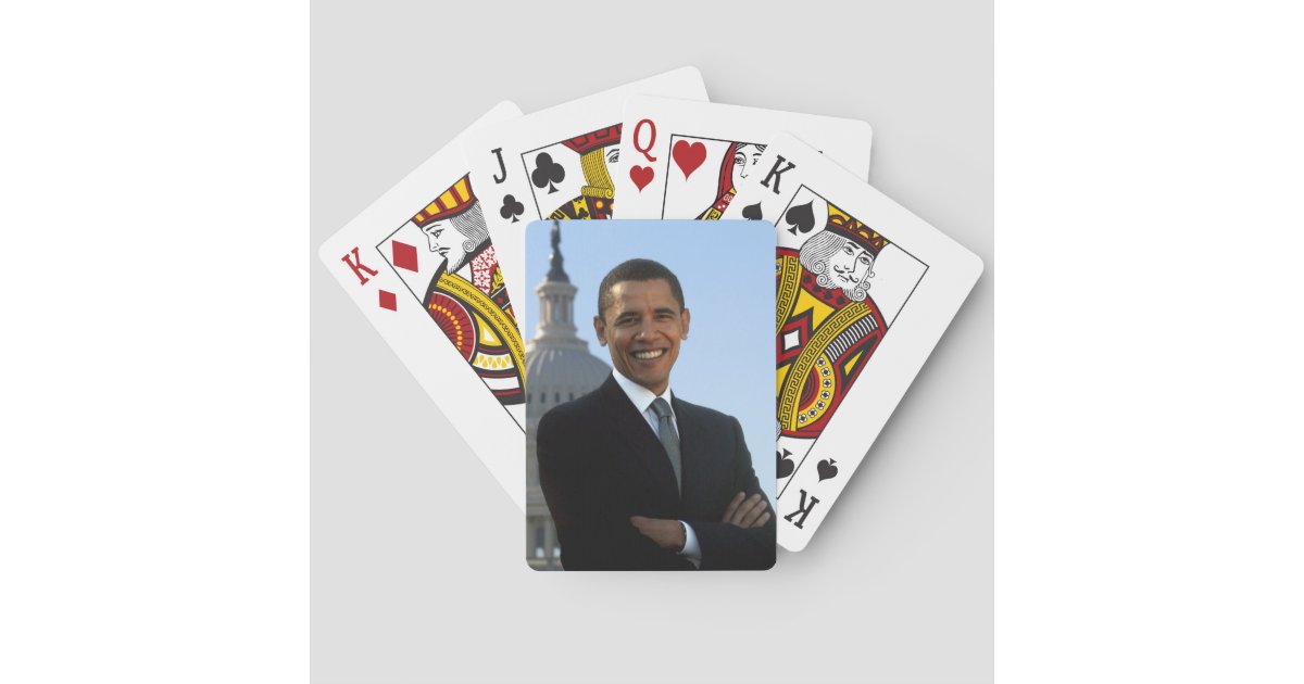 Barack Obama Playing Cards | Zazzle