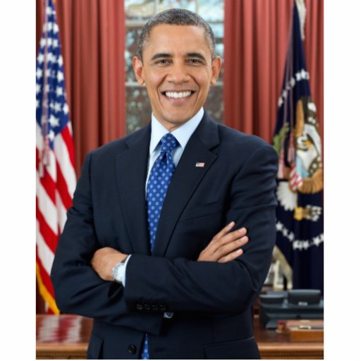 Barack Obama portrait Standing Photo Sculpture