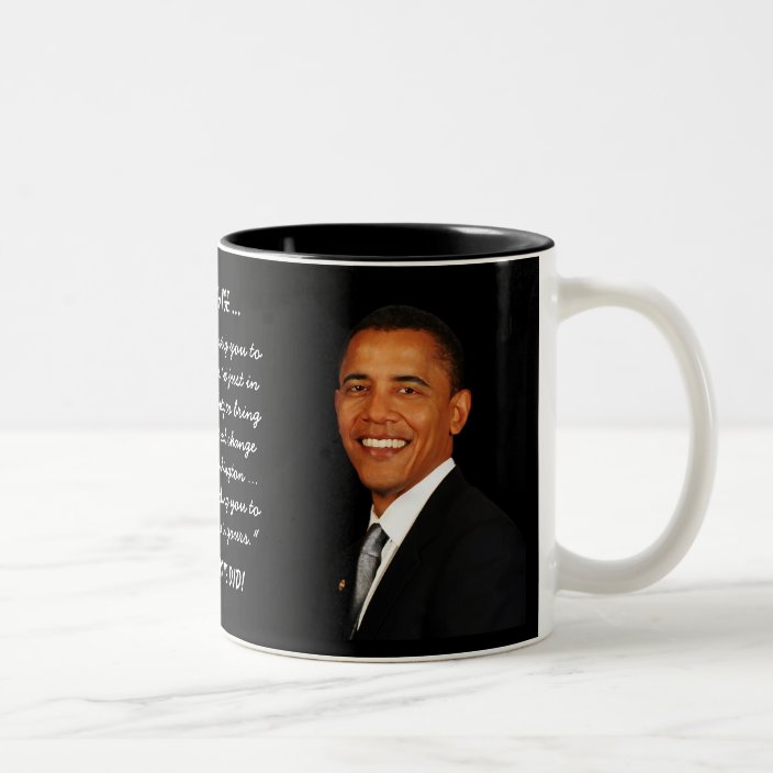 Barack Obama President's Day 2009 Two-Tone Coffee Mug | Zazzle.com
