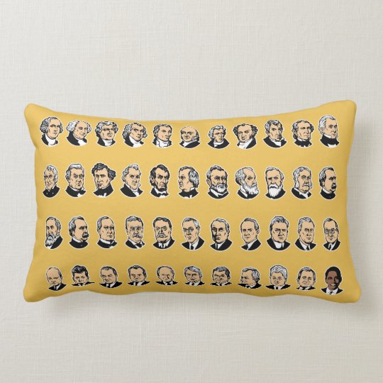 Barack Obama - Presidents Of The United States Lumbar Pillow | Zazzle.com