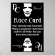 Barack Obama Race Card Poster | Zazzle