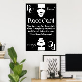 Barack Obama Race Card Poster | Zazzle
