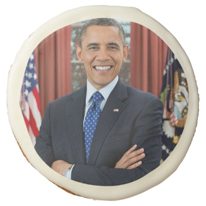 Barack Obama Sugar Cookie | Zazzle.com