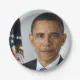 Barack Obama US President White House Portrait Paper Plates | Zazzle