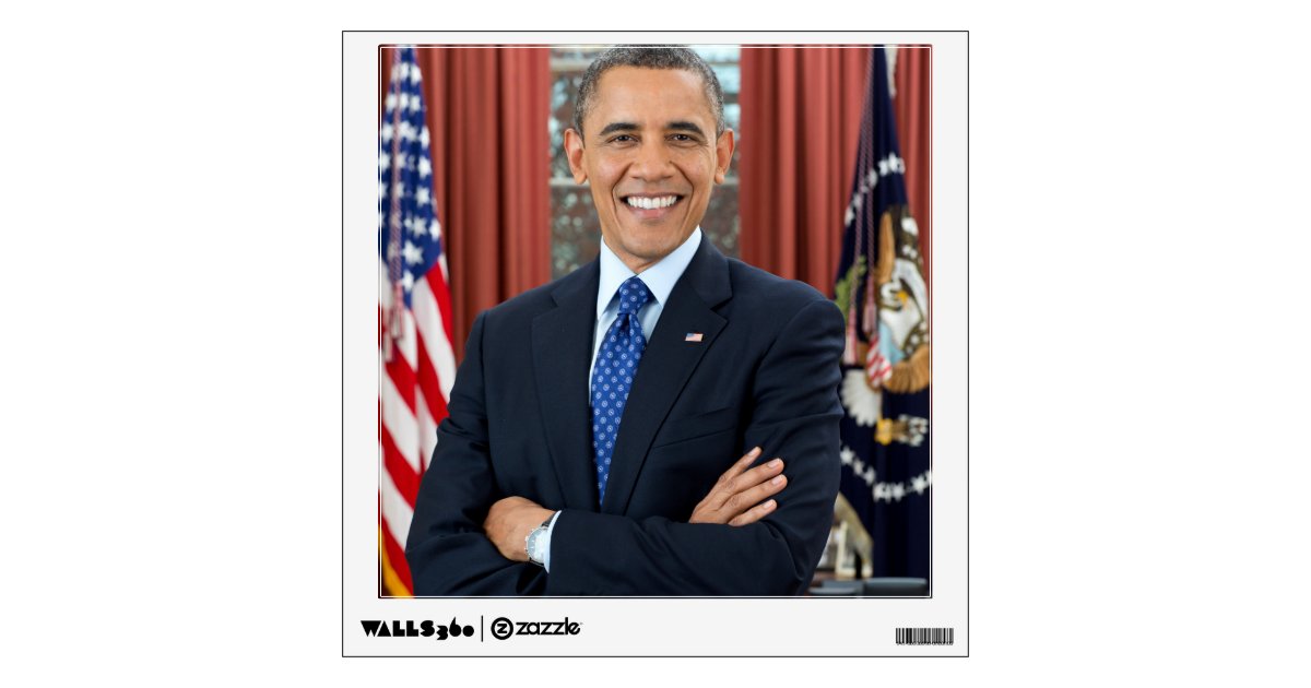 Barack Obama Wall Decal | Zazzle