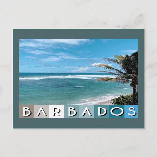 Barbados Beach Postcard | Zazzle