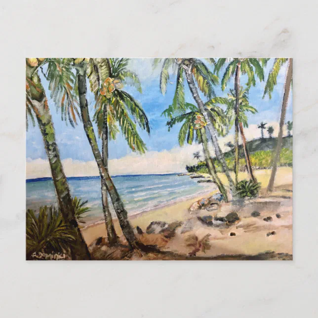 Barbados Beach, Postcard | Zazzle
