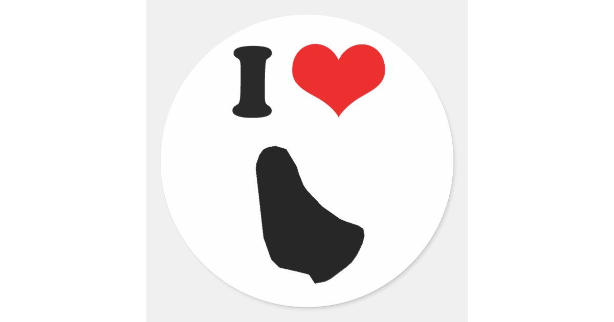 BARBADOS CLASSIC ROUND STICKER | Zazzle