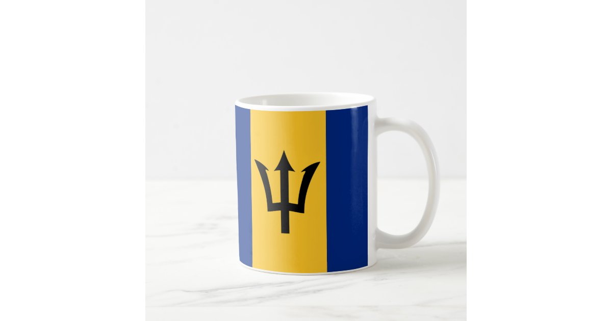 Barbados Flag Ceramic Mug | Zazzle