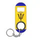 Barbados Flag Keychain Bottle Opener | Zazzle